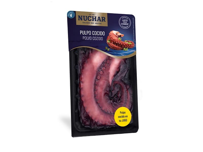 Cooked octopus - NUCHAR