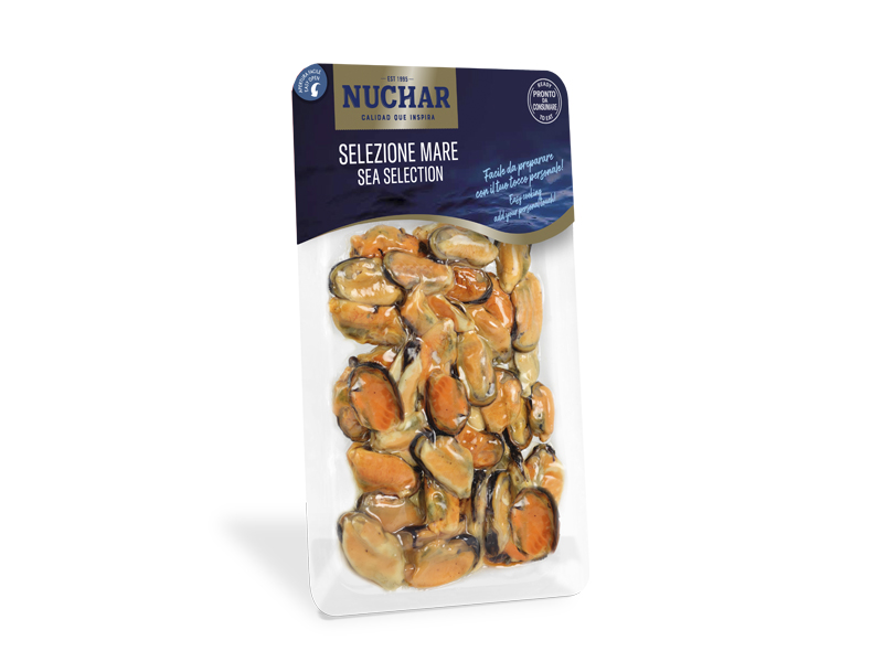 COOKED MUSSELS 200 g. - NUCHAR